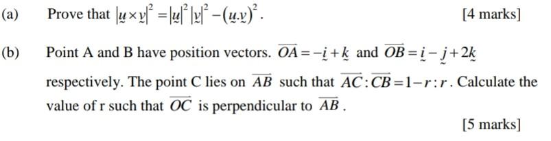 2) Given the points A(1,0,1), B(2,1,3) and C(0,2,4). | Chegg.com