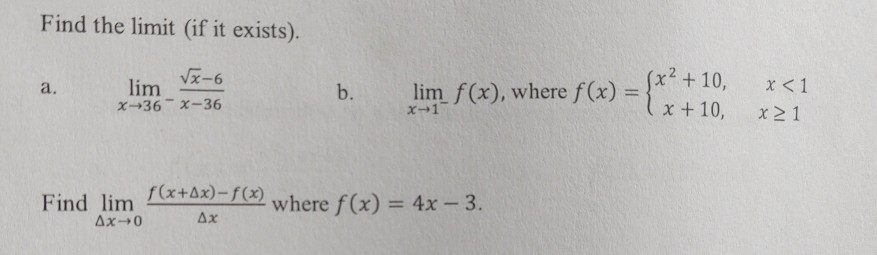 Solved 1. Determine the following infinite limits, if | Chegg.com