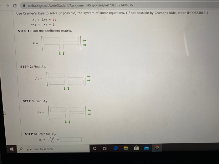Solved → C w ebassign.net/web/Student/Assignment | Chegg.com