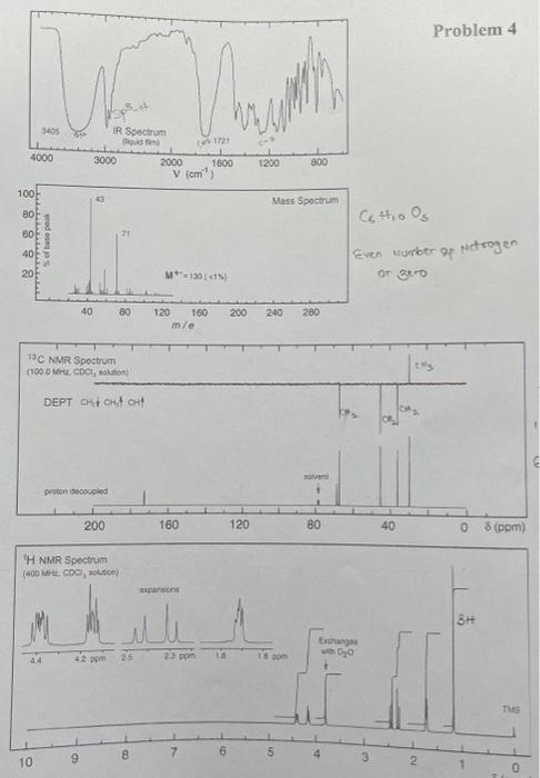Solved 5. (15 pts) Determine the structure of the compound | Chegg.com Solved 5. (15 pts) Determine the structure of the compound | Chegg.com