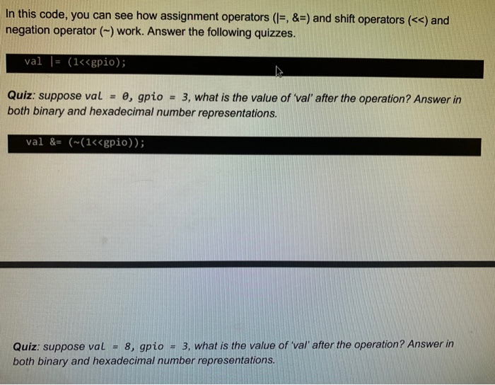 Solved Void gpio_write(int gpio, int state) uint32_t val = | Chegg.com
