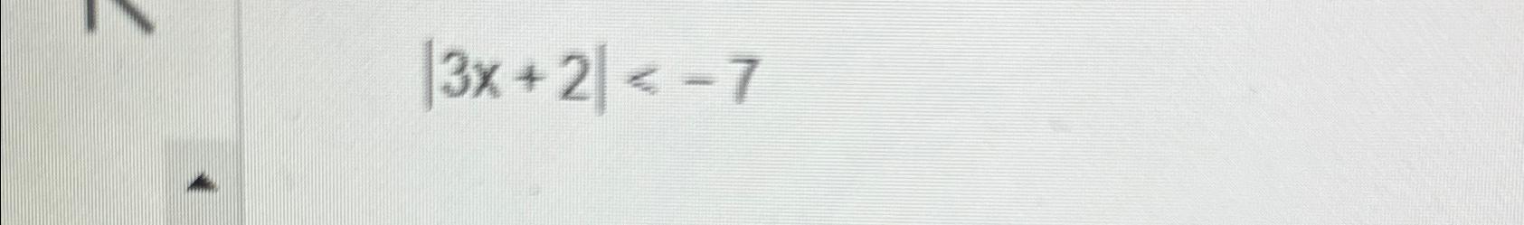 Solved |3x+2|
