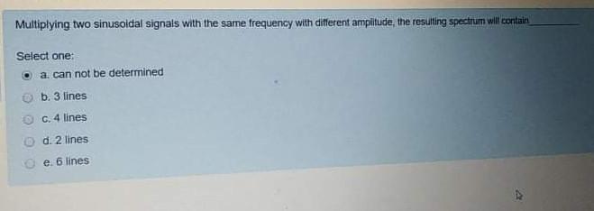 Solved Multiplying two sinusoidal signals with the same | Chegg.com