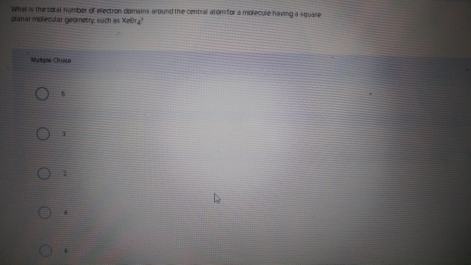 Solved What Is The Total Number Of Electron Domains Around