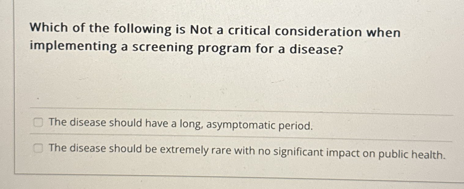 Solved Which of the following is Not a critical | Chegg.com