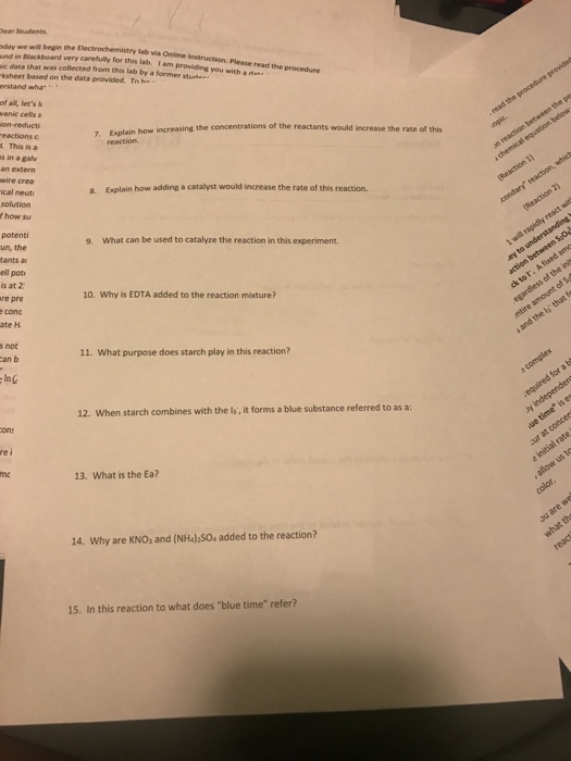Solved Worksheets Kinetics Maximum score: 100 points Lab | Chegg.com