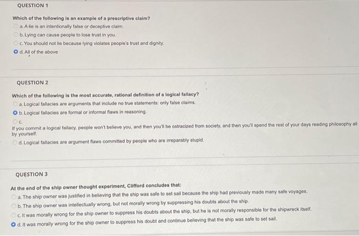 Which of the following is an example of a | Chegg.com