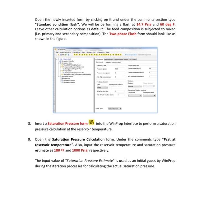 Solved Method: - Explain the process of generating a WINPROP | Chegg.com