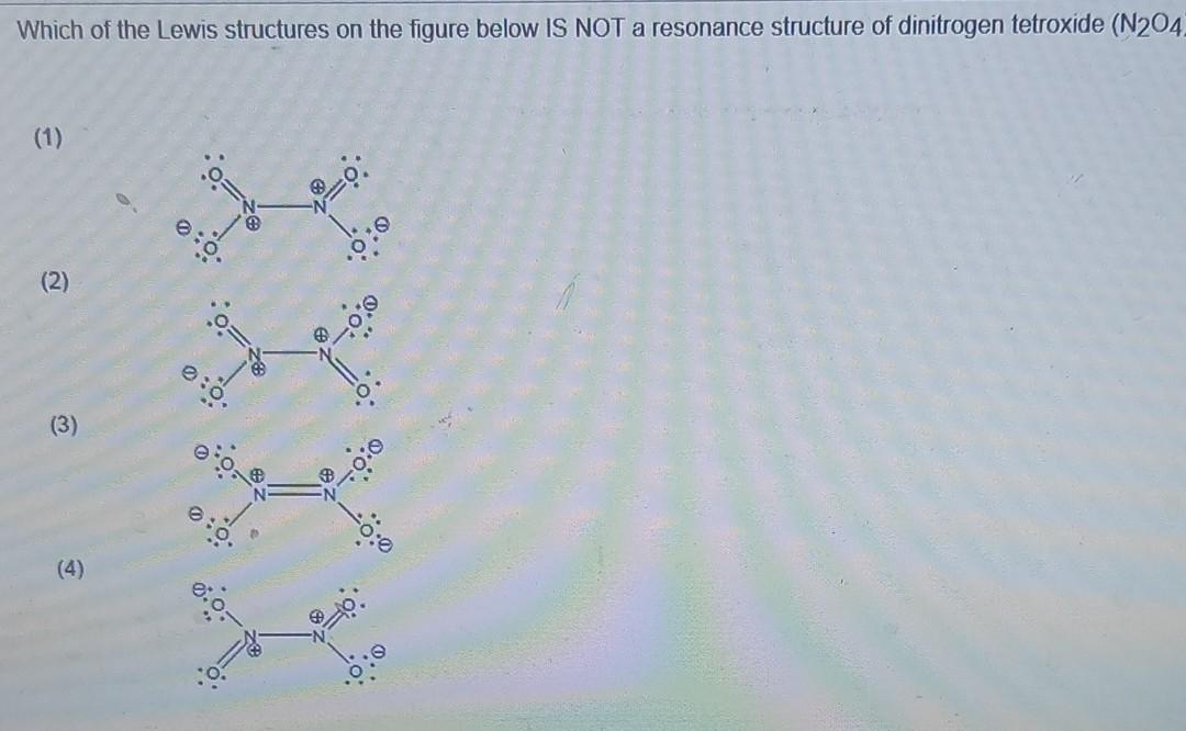 N2o4 Lewis Dot Structure