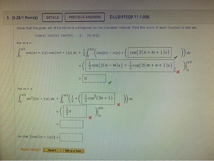 Solved 3. [0.28/1 Points] DETAILS PREVIOUS ANSWERS | Chegg.com