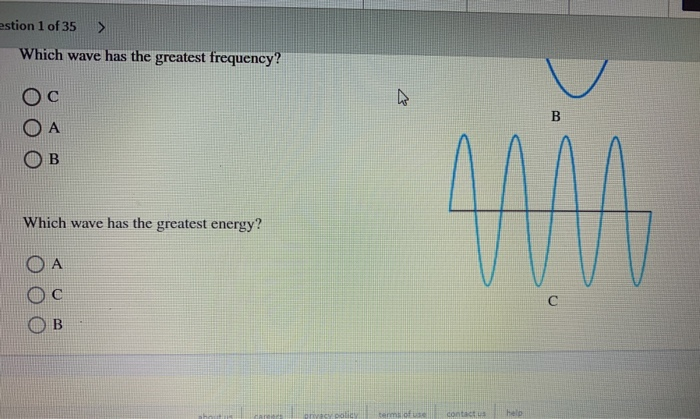 Solved stion 1 of 35 > Consider the three electromagnetic | Chegg.com