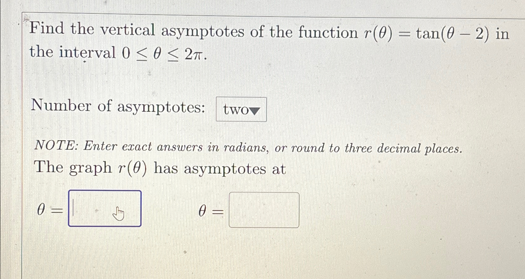 Solved Find the vertical asymptotes of the function | Chegg.com