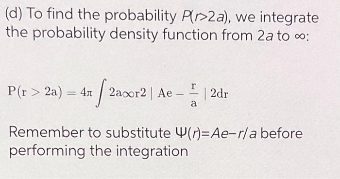 Solved (a) To find the normalization constant A, we need to | Chegg.com