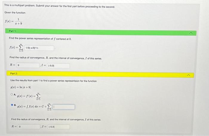 Solved This is a multipart problem. Submit your answer for | Chegg.com