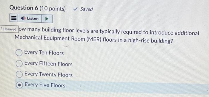 Solved ow many building floor levels are typically required | Chegg.com
