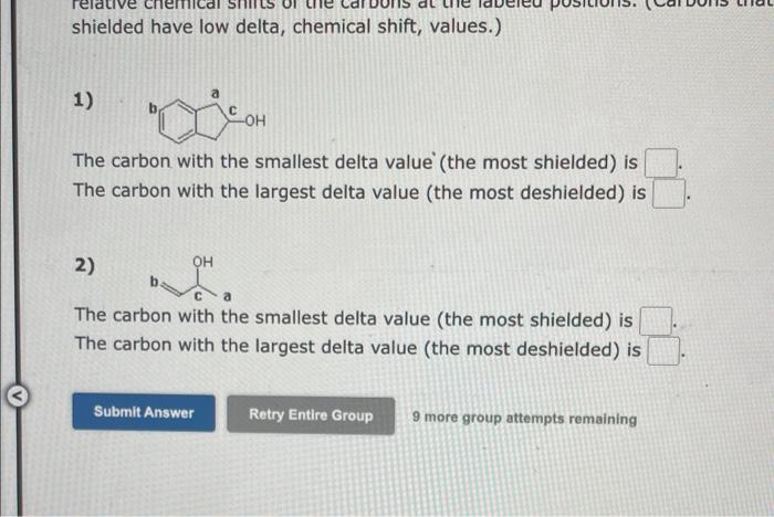 [Solved]: all a part of one question The chemical environmen