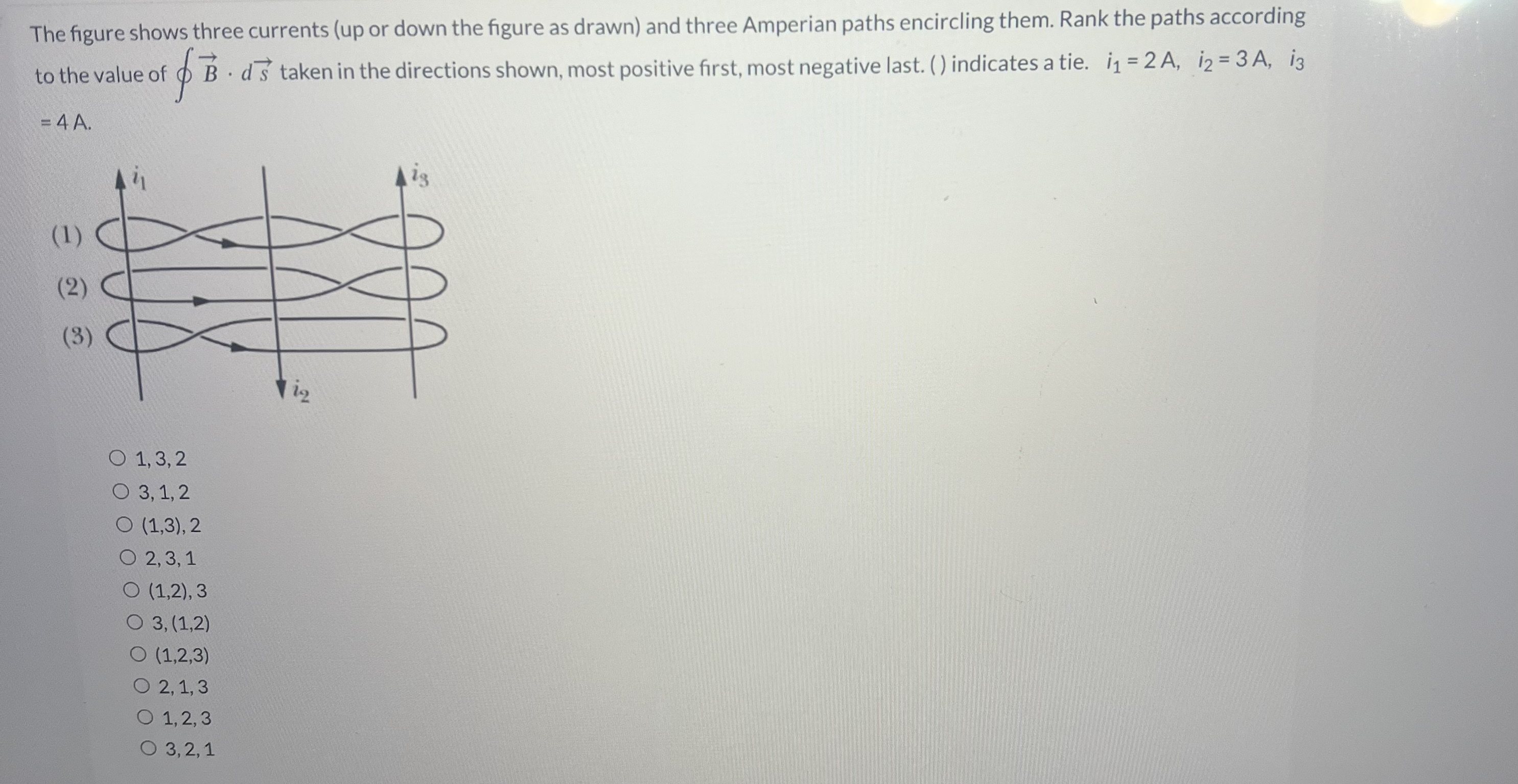 Solved The figure shows three currents (up or down the | Chegg.com Solved The figure shows three currents (up or down the | Chegg.com