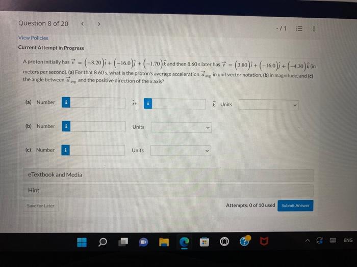Solved A particle moves so that its position (in meters) as | Chegg.com