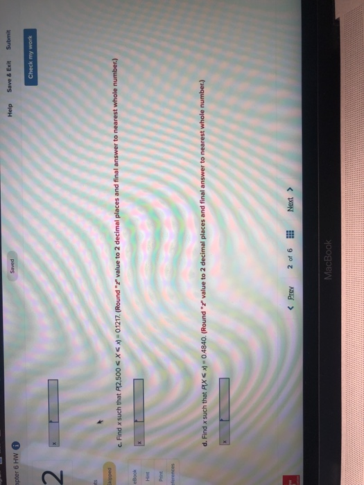 Solved BLOT EN 6 HW Saved Help Save & Exit Submit Check my | Chegg.com