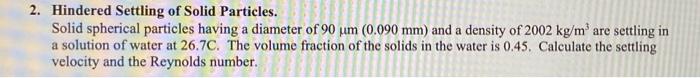 Solved 7. Effect of Filter Medium Resistance on Continuous | Chegg.com