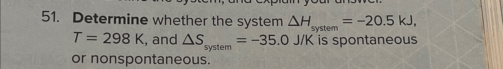Solved Determine whether the system | Chegg.com