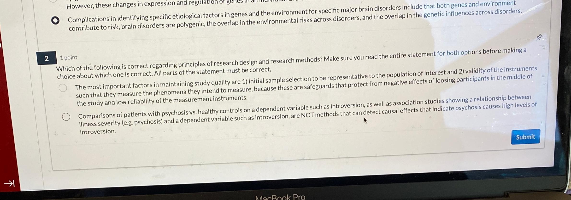 Solved Complications in identifying specific etiological | Chegg.com