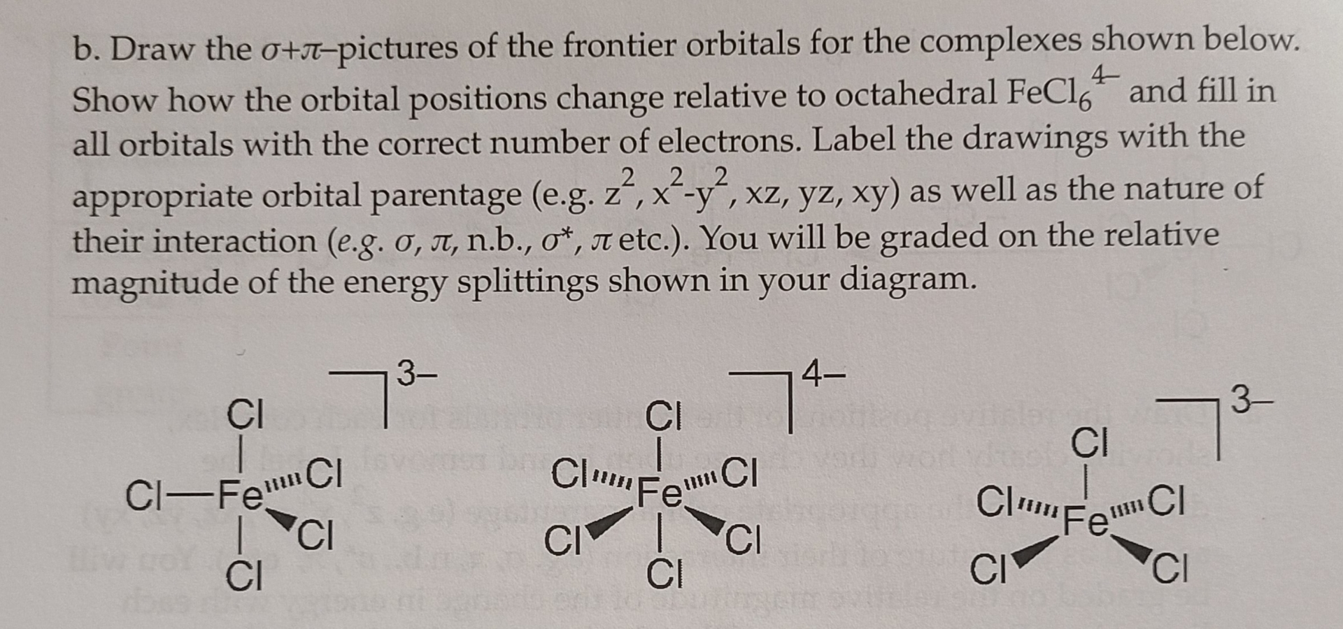 Solved by an EXPERT b. ﻿Draw the σ+π-pictures of the frontier orbitals | Chegg.com