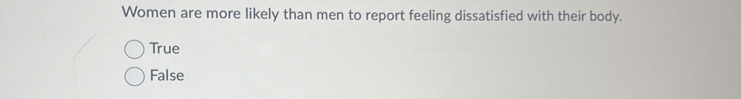 Solved Women are more likely than men to report feeling | Chegg.com