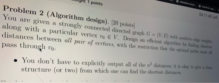 EXPLAIN THE ALGORITHM IN WORDS AND JUSTIFY ITS | Chegg.com