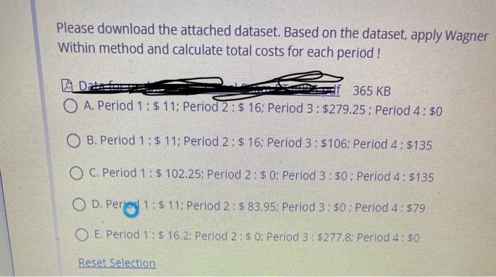 Please download the attached dataset. Based on the | Chegg.com