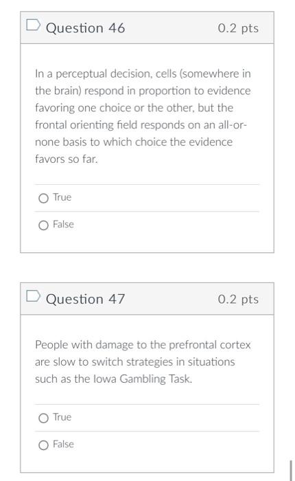 Solved D Question 42 0.2 pts To identify the brain | Chegg.com
