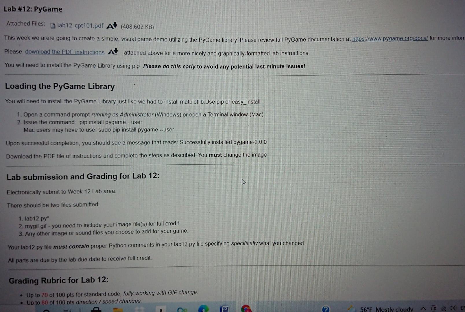 hello. this is about a making a simple visual game | Chegg.com