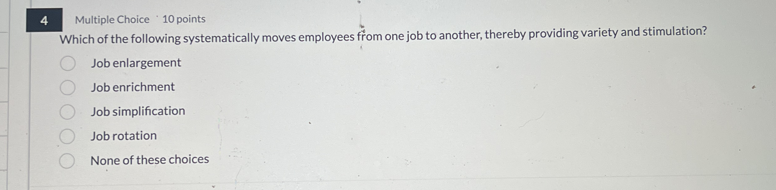Solved 4Multiple Choice • 10 ﻿pointsWhich of the following | Chegg.com