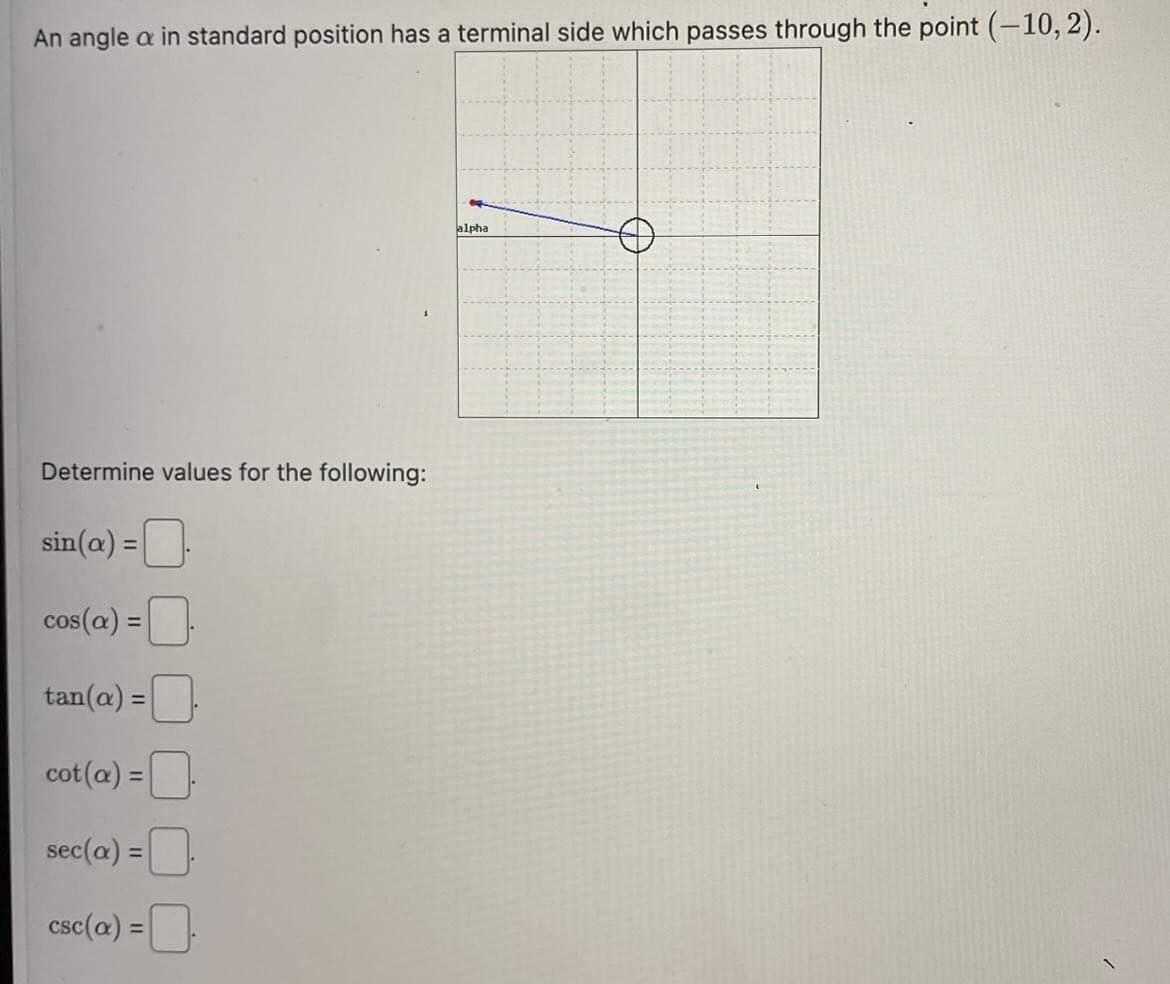 Solved Determine Values For The Following