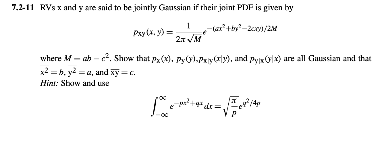 Solved Determine the correlation between random variables x | Chegg.com