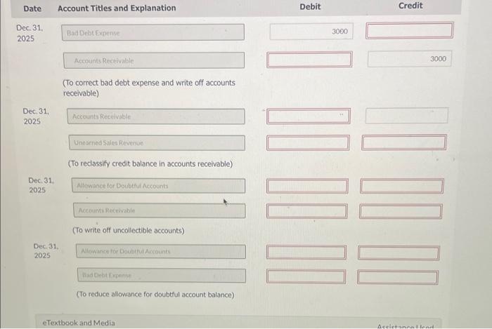 Solved 1. An aging schedule of the accounts receivable as of | Chegg.com