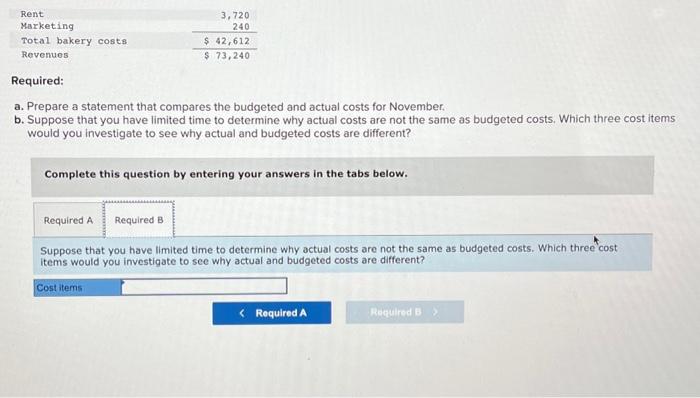 Problem 1-49 (Algo) Cost Data for Managerial | Chegg.com