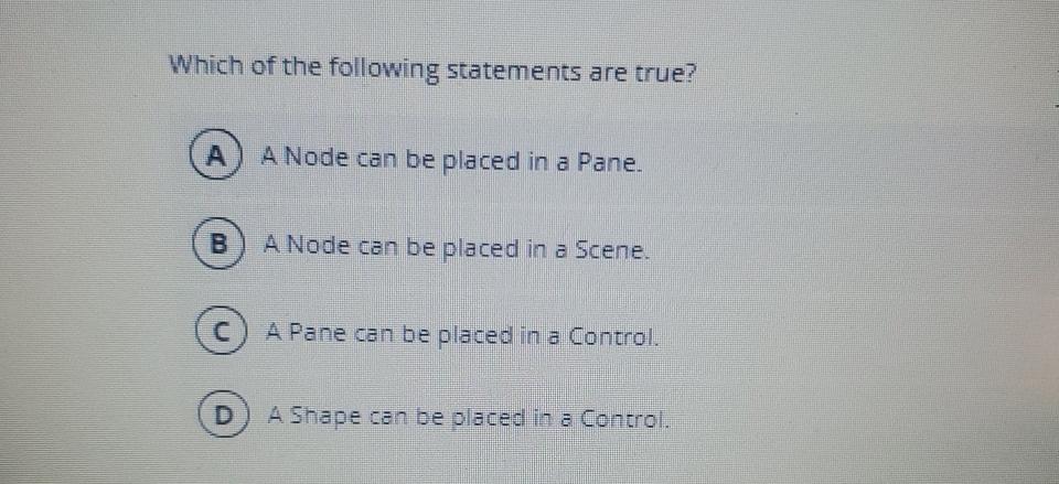 Solved Which of the following statements are true?A Node can | Chegg.com