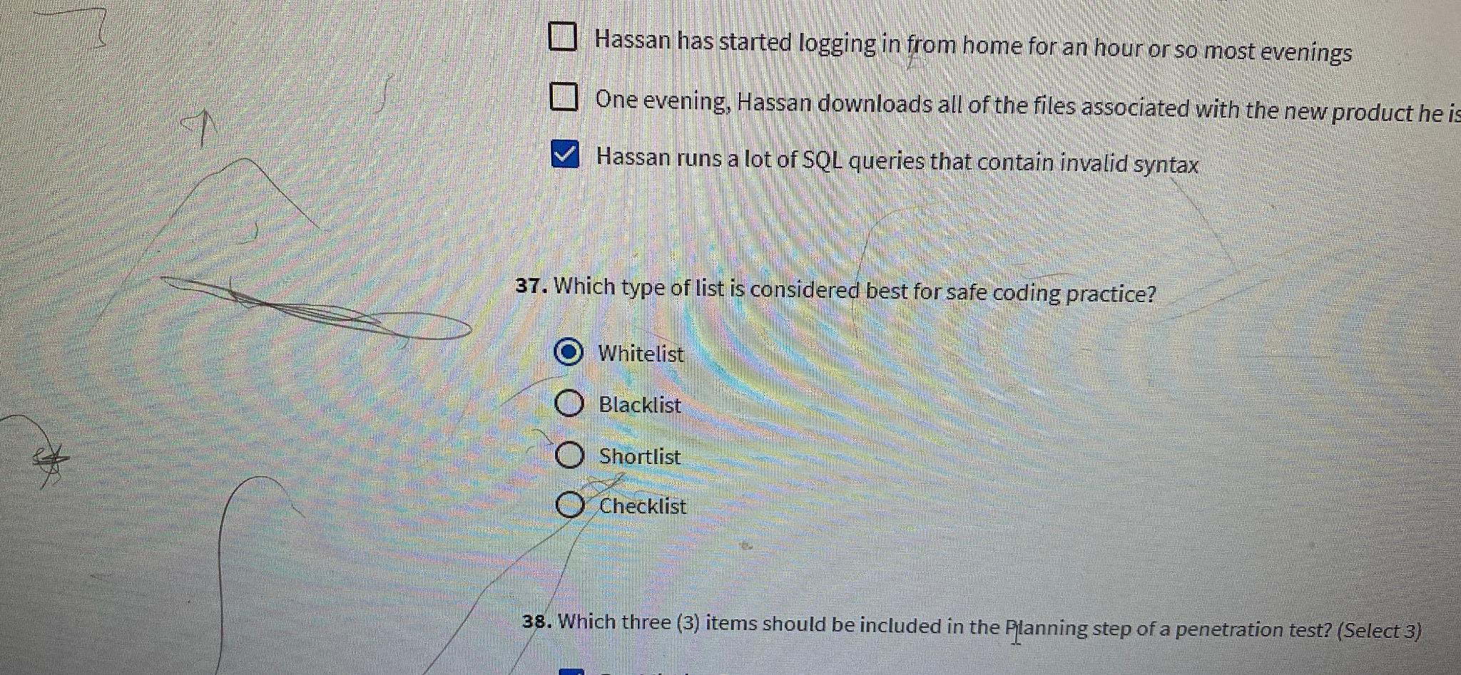 Solved Hassan has started logging in from home for an hour | Chegg.com