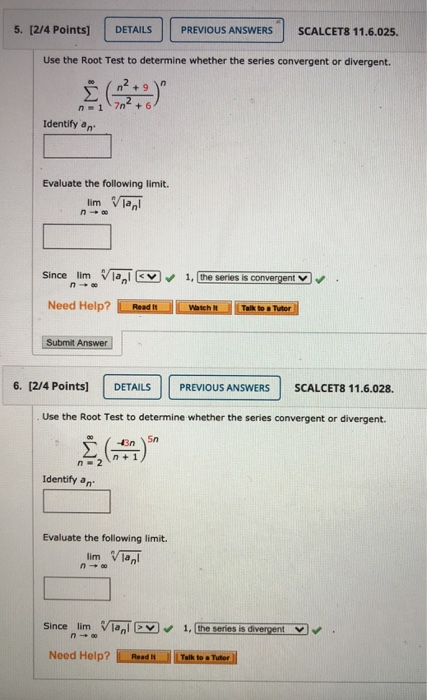 Solved 5. [2/4 Points] DETAILS PREVIOUS ANSWERS SCALCET8 | Chegg.com