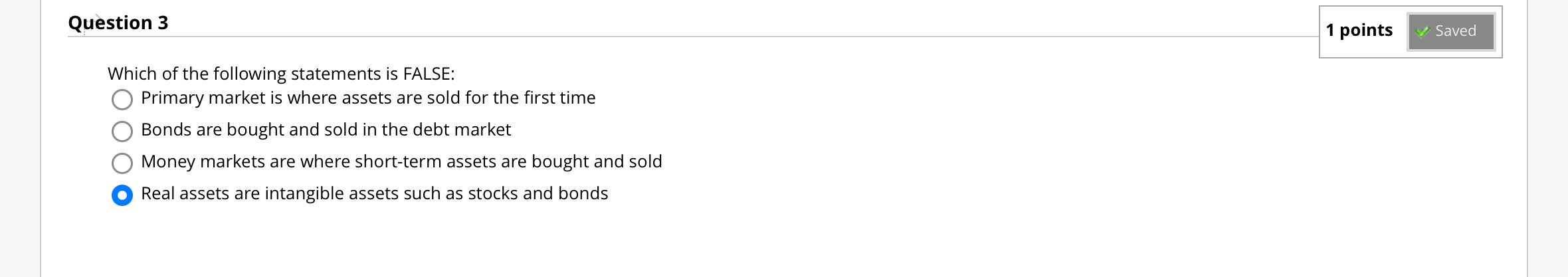 Solved Question 3Which of the following statements is | Chegg.com