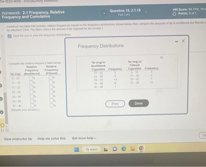Solved Construct One Table That Includes Relative 9599