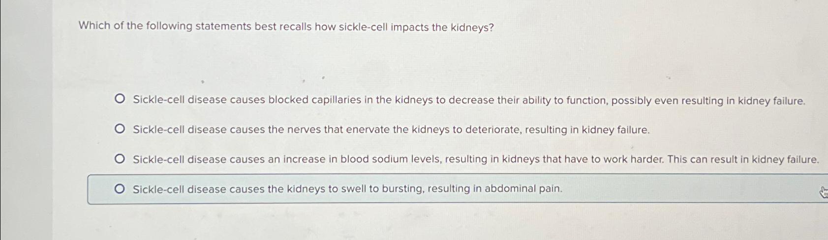 Solved Which of the following statements best recalls how | Chegg.com
