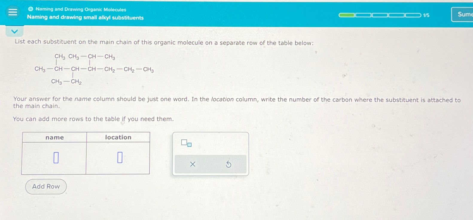 Solved Naming and Drawing Organic MoleculesNaming and | Chegg.com