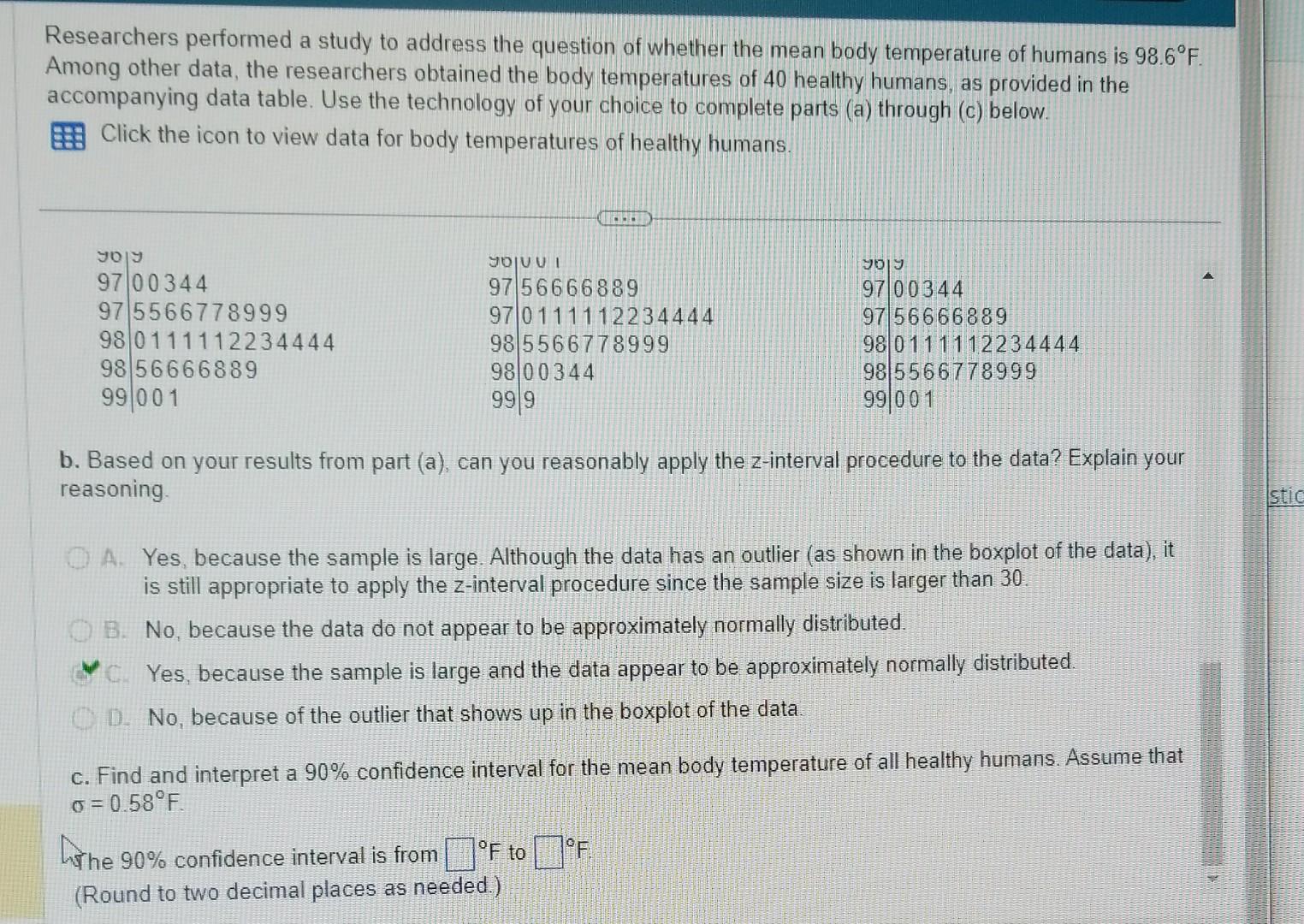 Solved Researchers performed a study to address the question | Chegg.com