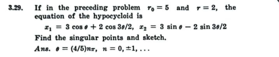 Solved 3.29. ﻿If in the preceding problem r0=5 ﻿and r=2, | Chegg.com
