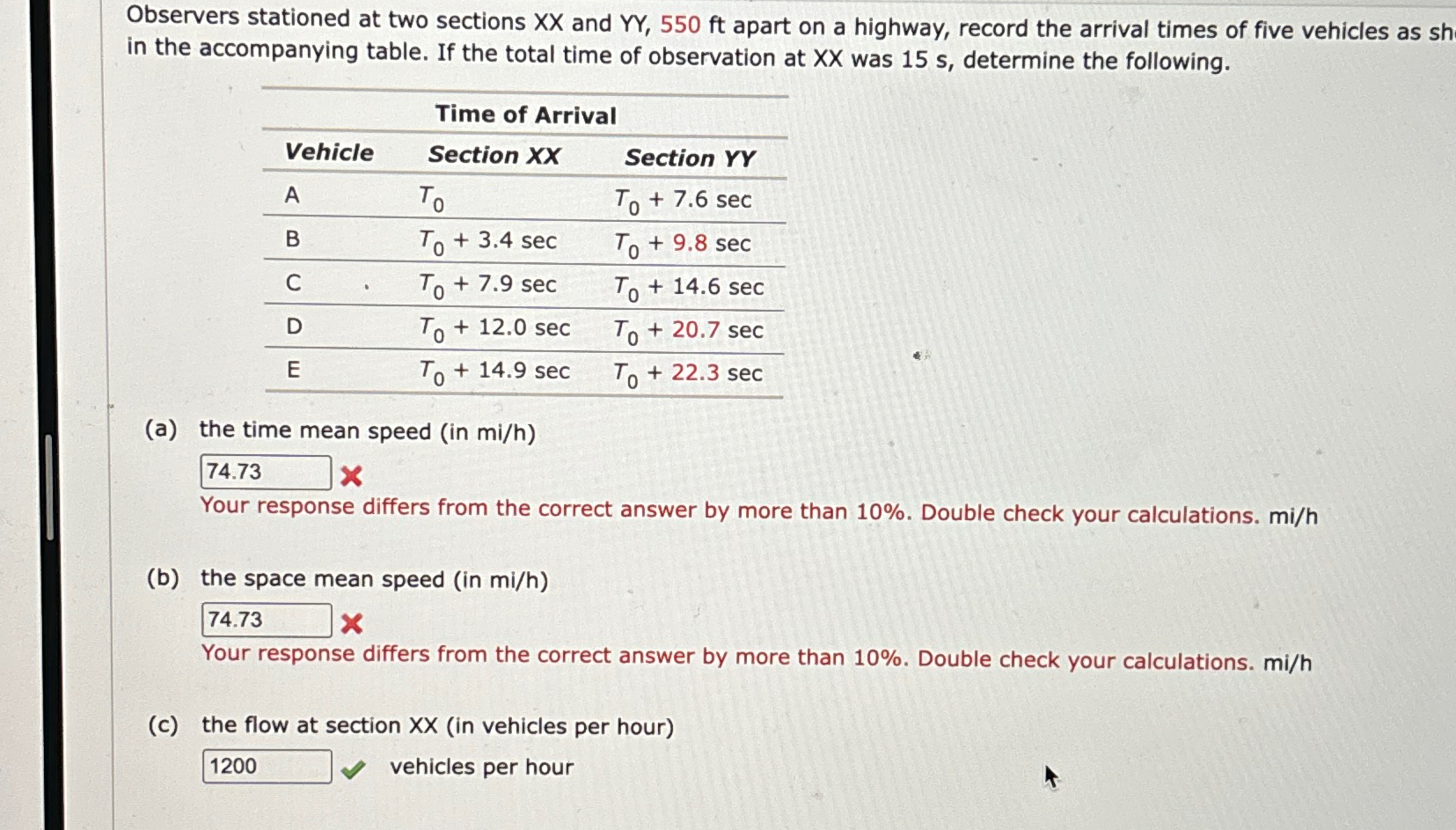 Solved Observers stationed at two sections xx ﻿and YY,550ft | Chegg.com