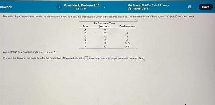 Solved This exercise only contains parts b,c,d,e, and f. b) | Chegg.com