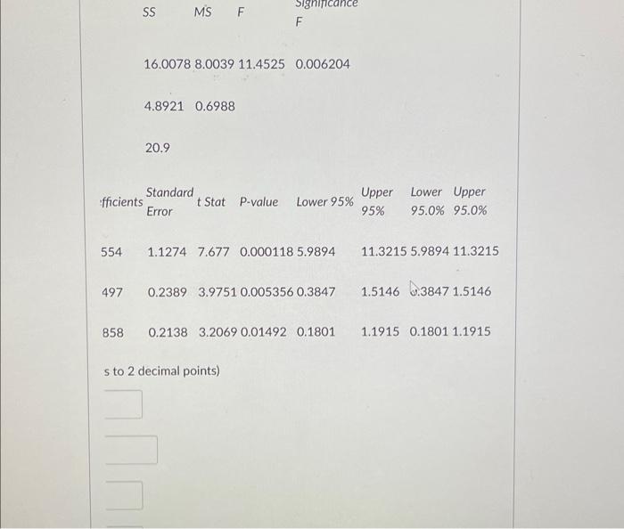 Solved assume X1= Time and X2= Answers, use the following | Chegg.com