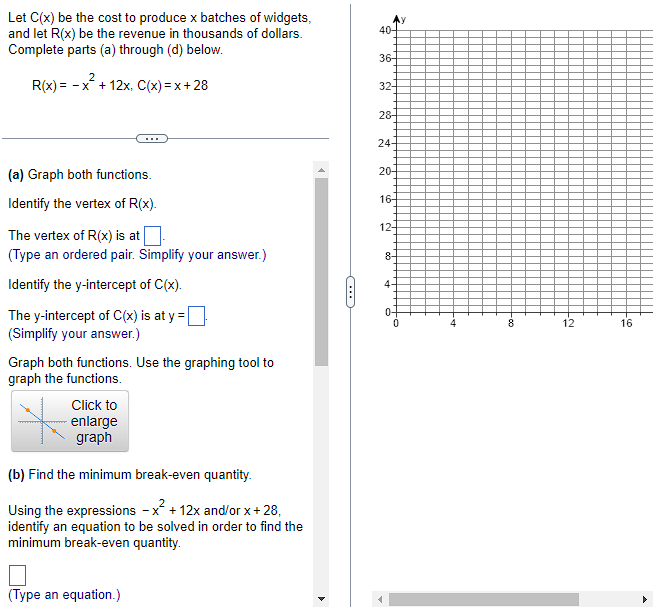 Solved Let C(x) ﻿be the cost to produce x ﻿batches of | Chegg.com